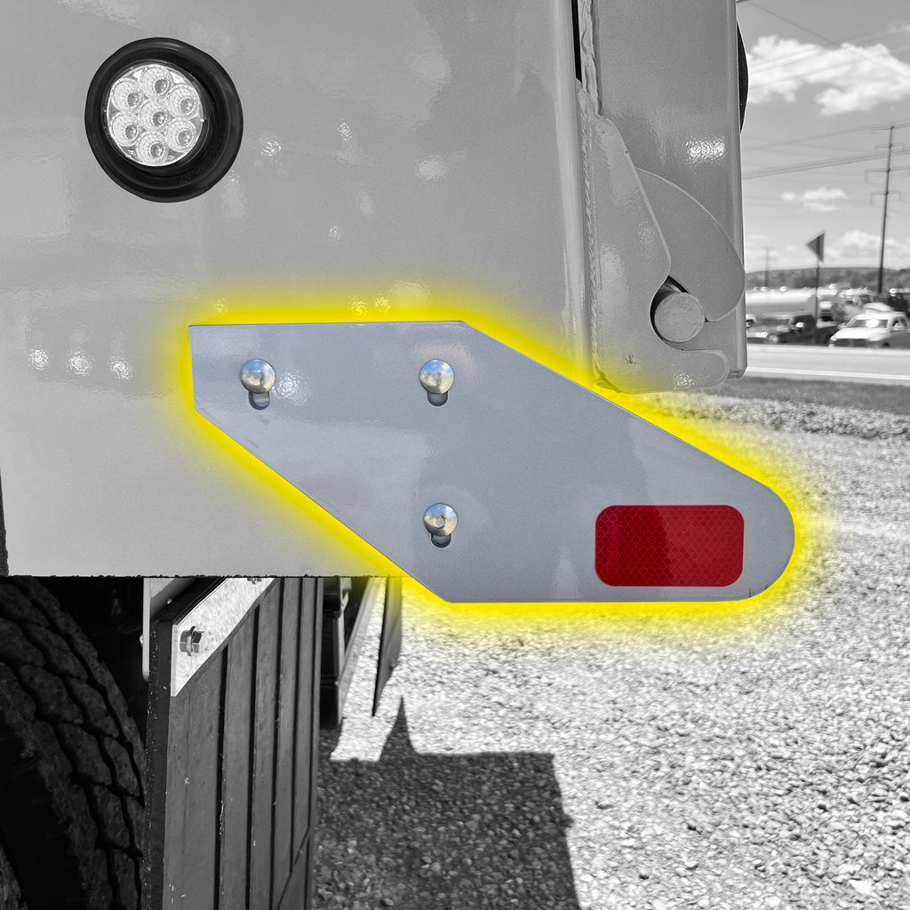 Bolt-On Steel Apron for Dump Bodies, 8", 96" Width