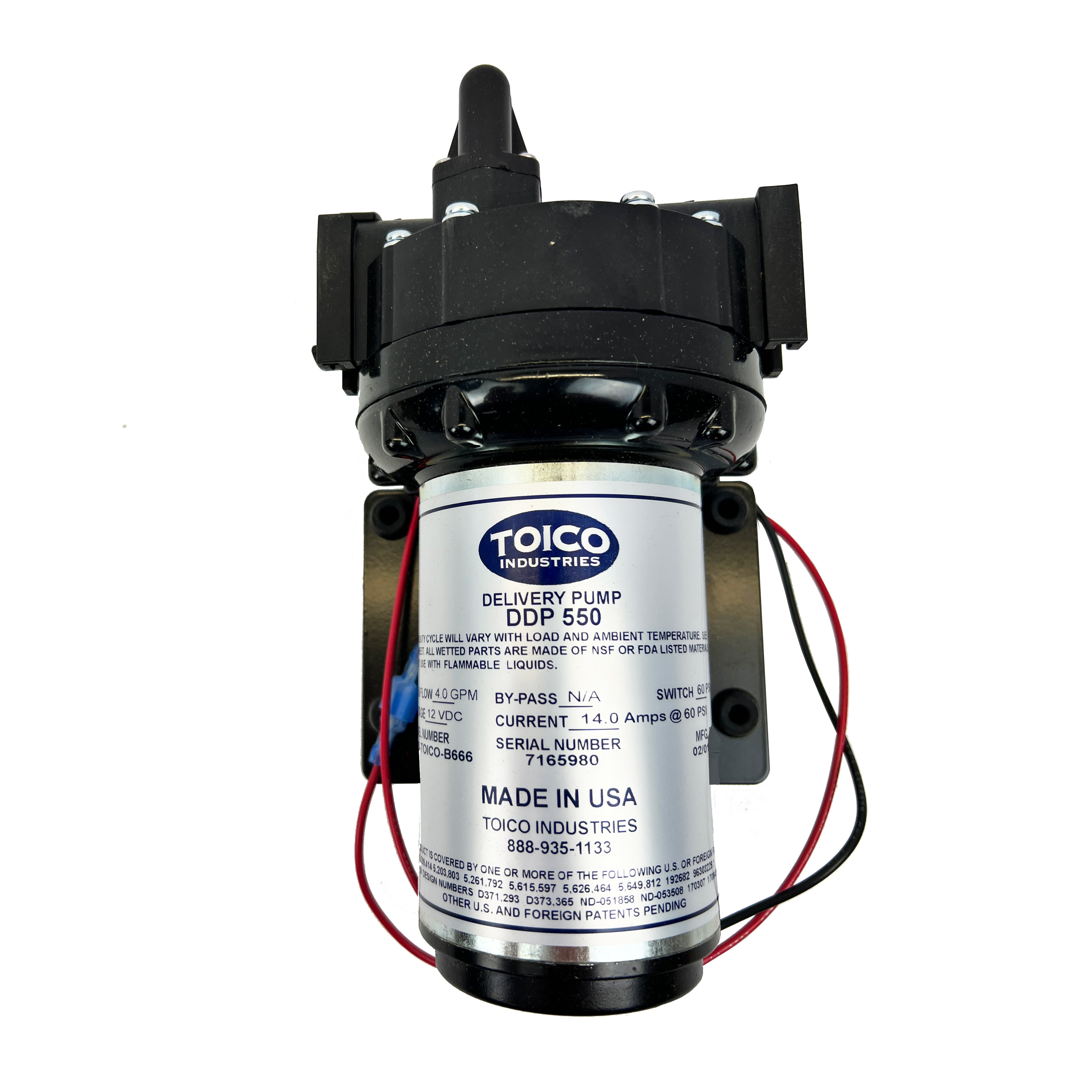 Wash Down Pump, 3.5 GPM, 60 PSI | Pik Rite Quality Parts