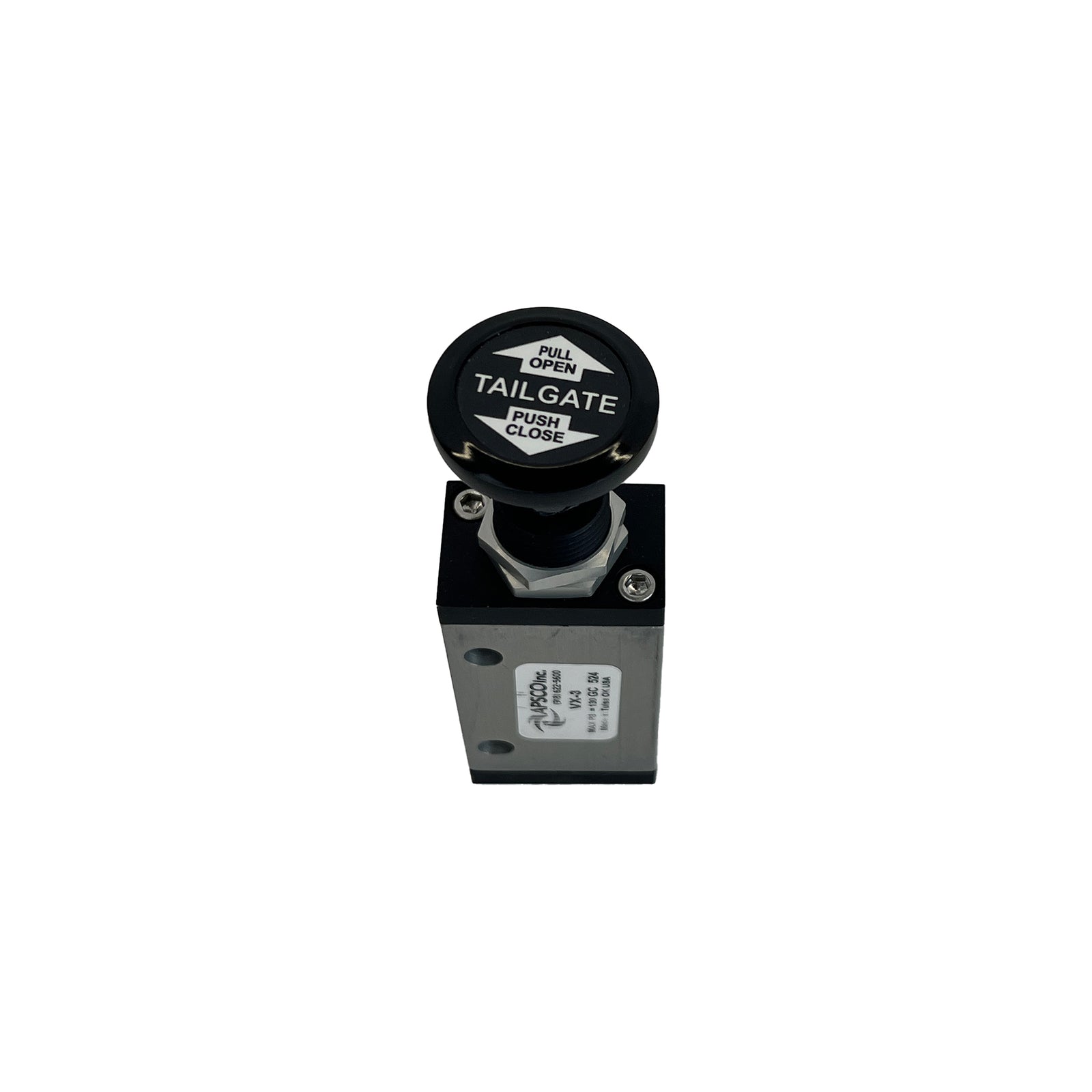 Push Pull, 2-Position, 3-Way Valve, with 1/4" Exhaust Ports